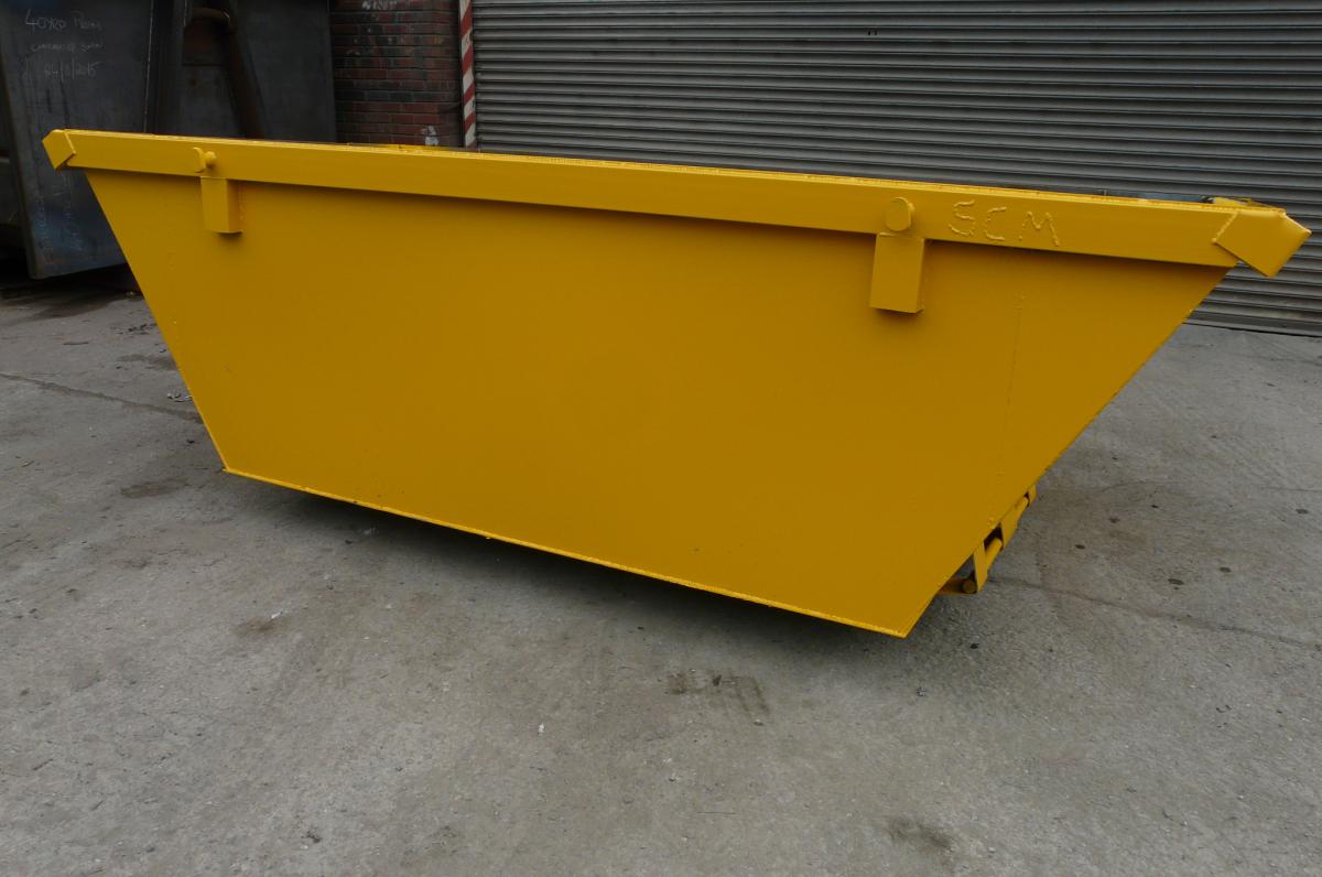 crane liftable skips with or without test cert.